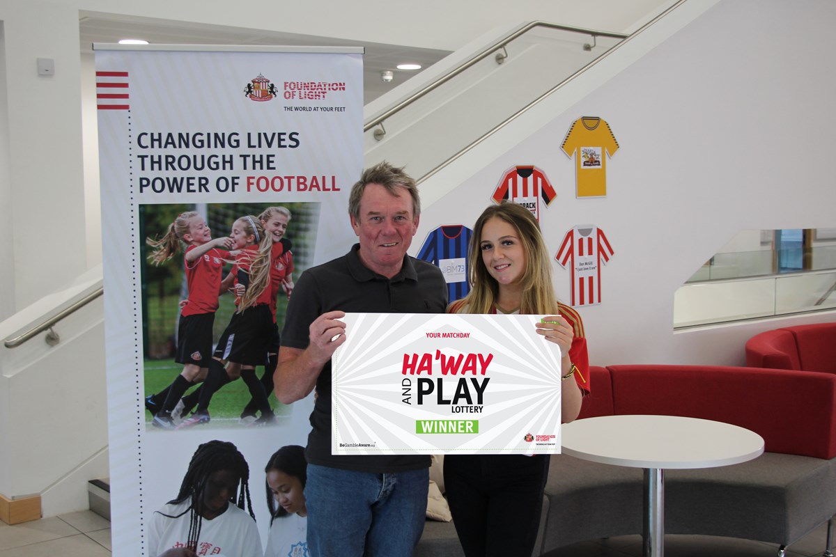 Sunderland fan Tony Wright lands Ha'way and Play jackpot
