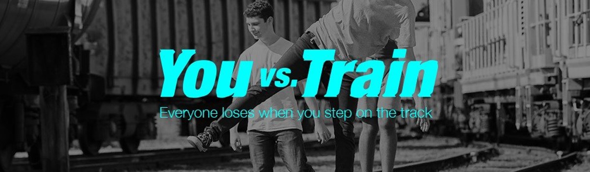 STAY OFF THE TRACKS – YOU vs. TRAIN
