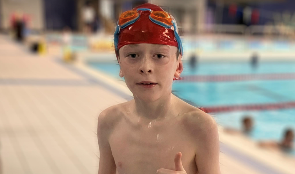 Aidan makes a splash in first GO TRI Local event