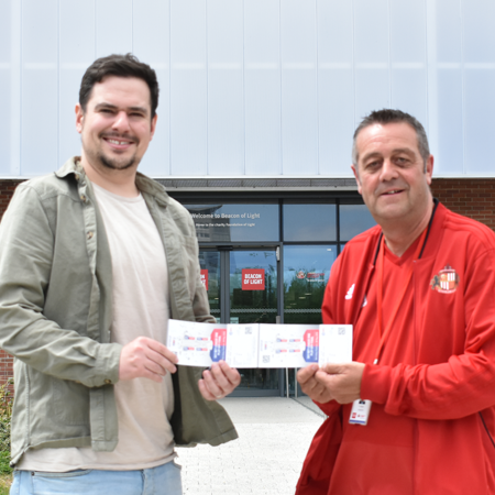 SAFC fans donate Wembley tickets and travel to Foundation