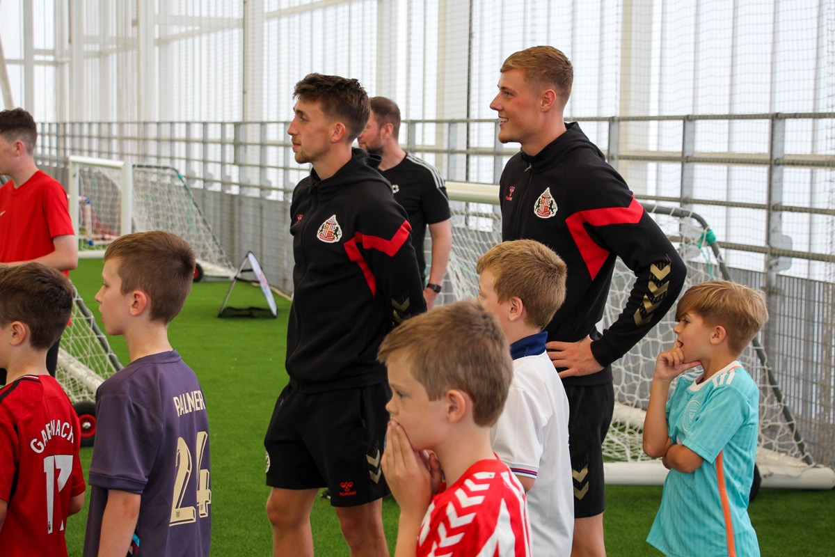 SAFC's Ballard and Neil meet young supporters ahead of new season