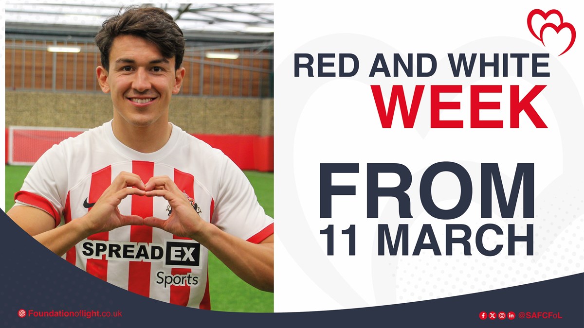 Fly the SAFC flag during Red and White Week